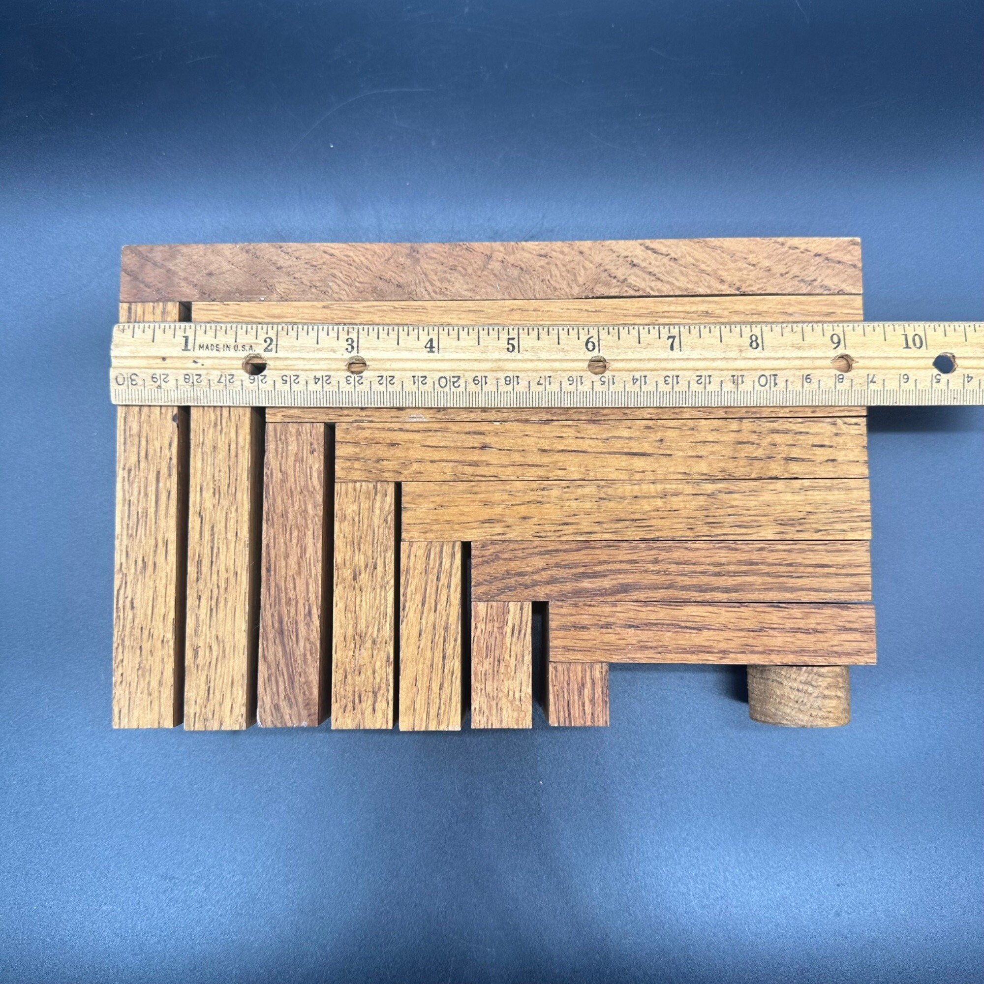 Vintage Candle Holder Wooden Reticulating Mid Century Modern 7 Candles ...