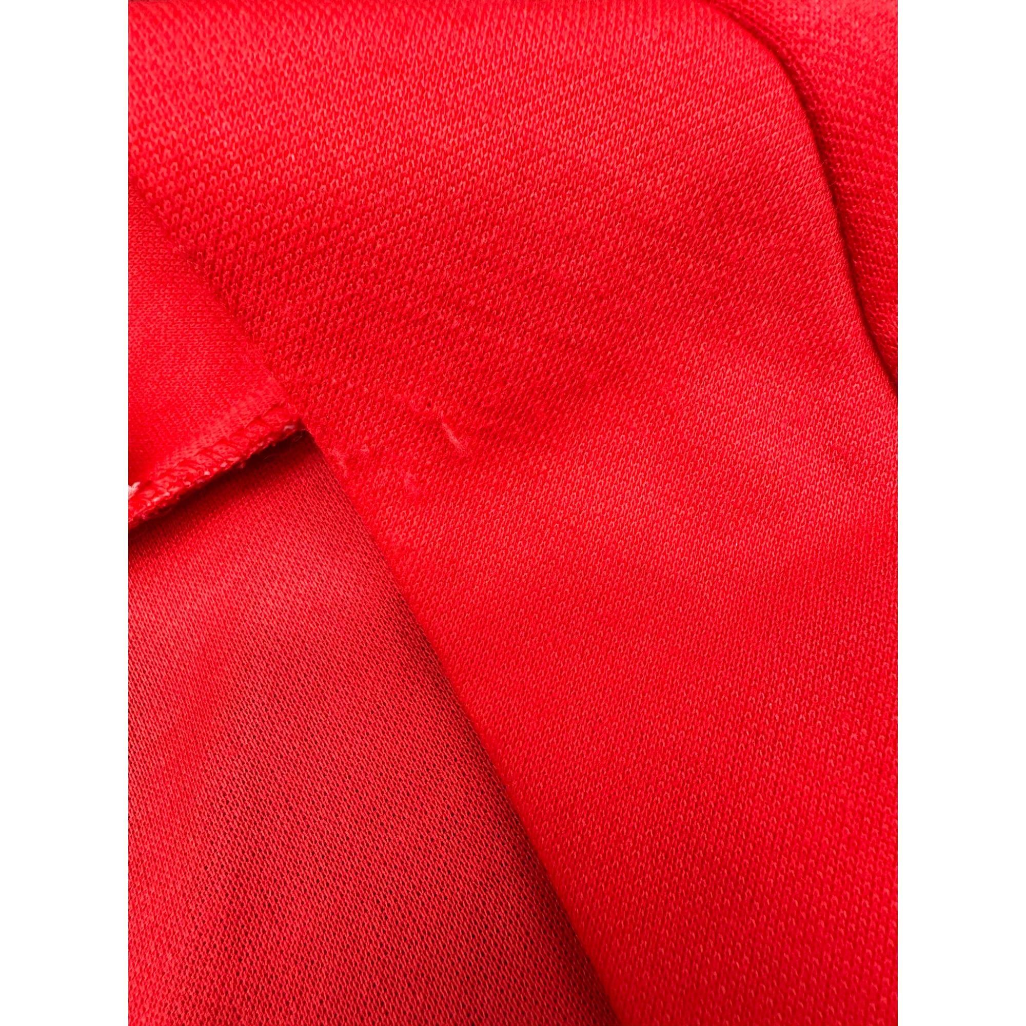 Vintage Red Dress 1980s R and K Originals Belted Business Christmas ...