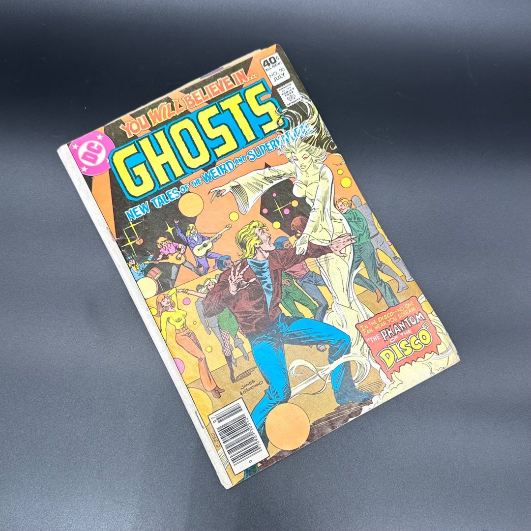 Vintage Comic Book Ghosts Vol 90 July 1980 Art Printed Magazine DC ...
