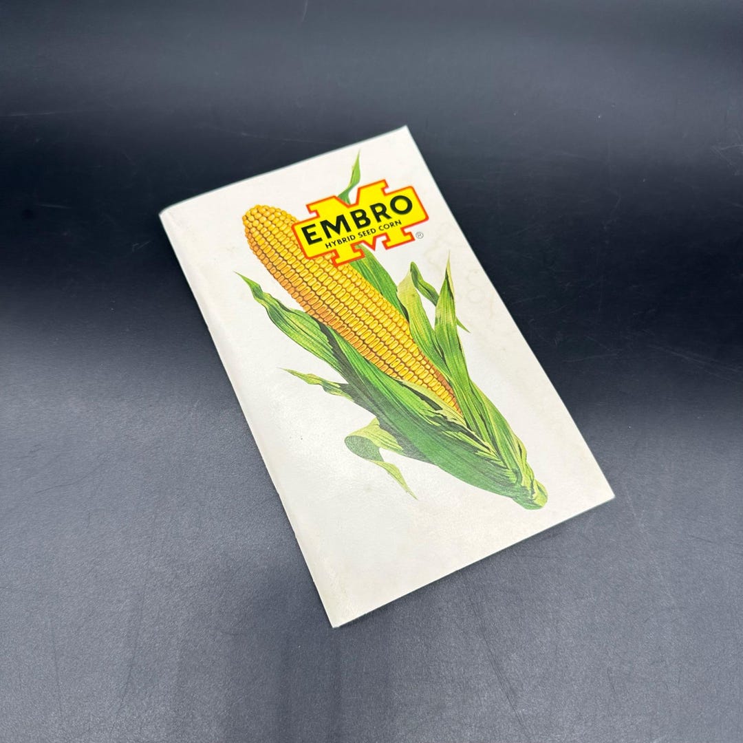 Vintage 1974 Embro Hybrid Seed Corn Advertising Brochure Booklet Ramy ...
