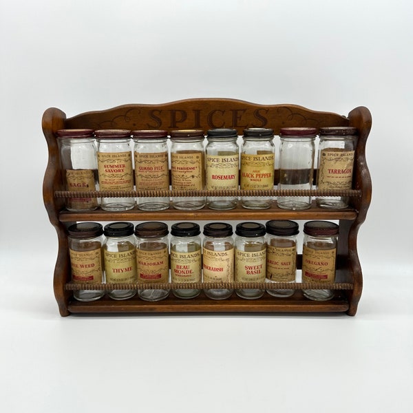 Vintage Spice Rack - Etsy