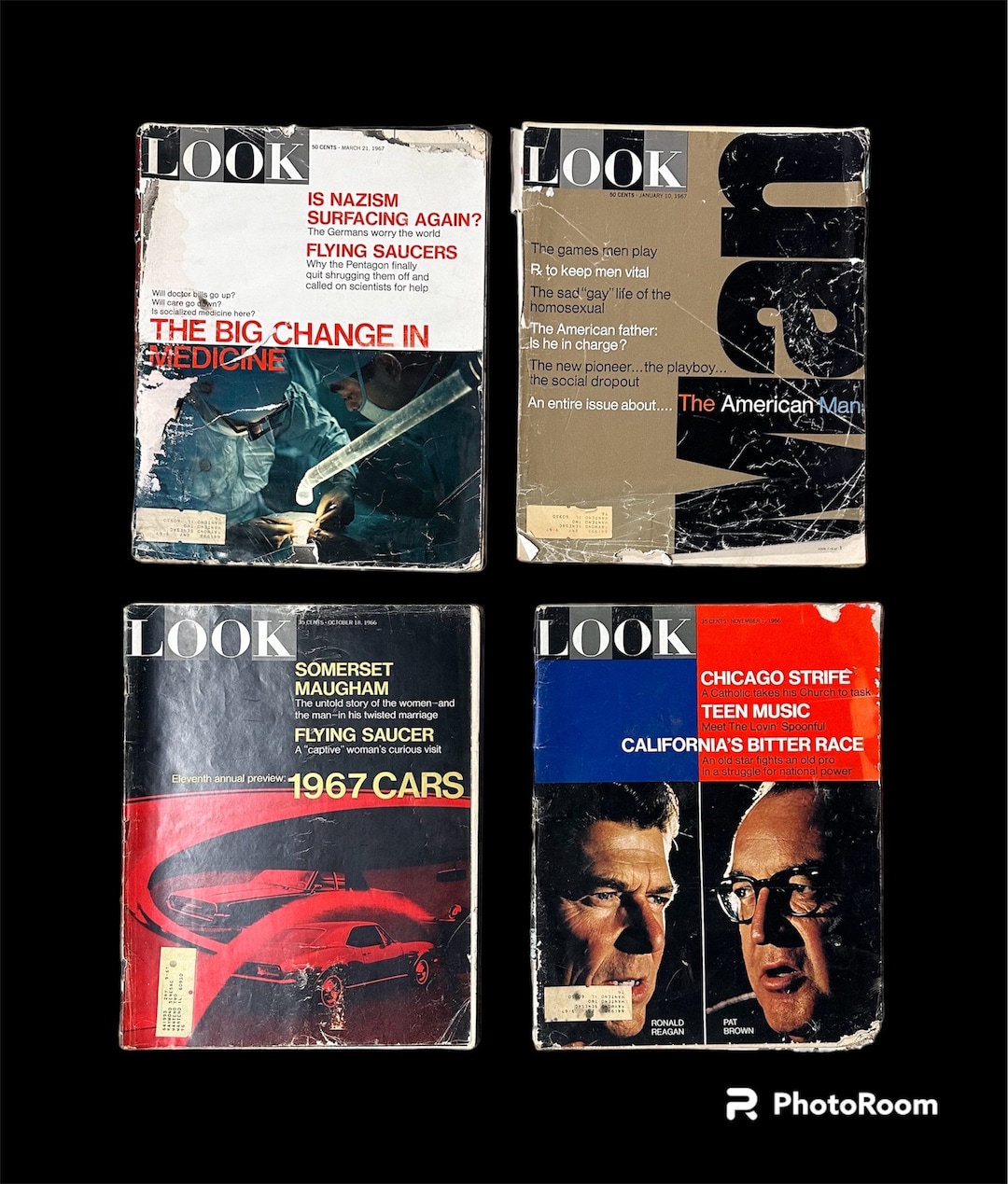 Vintage Look Magazines 1960s Ronald Reagan Lovin Spoonful 1967 Cars - Etsy