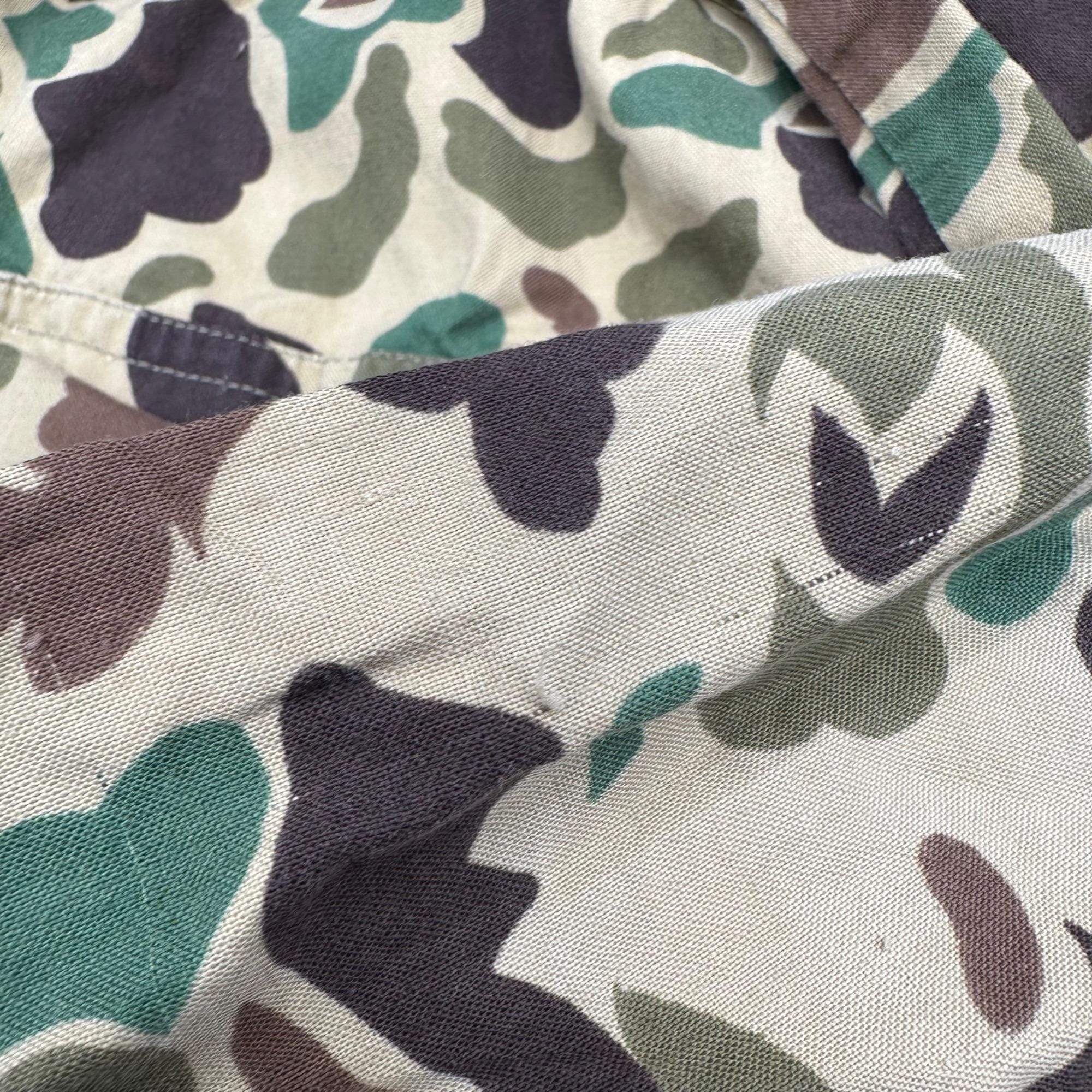 Vintage Camouflage Hunting Shirt Button Down Size Medium Retro Camo ...