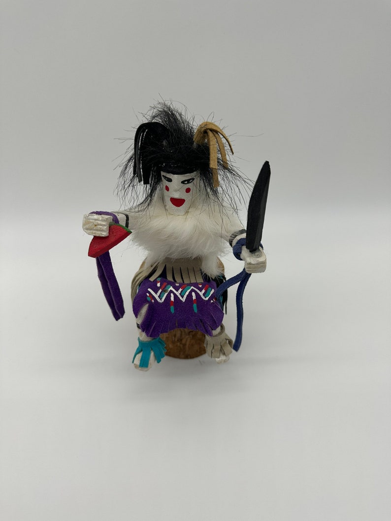 Vintage Hopi Kachina Doll Native American Clown Watermelon - Etsy