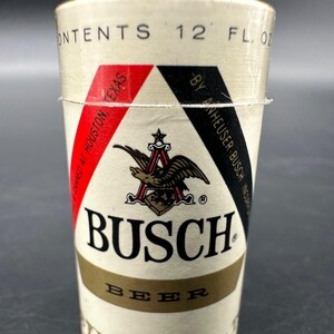 Vintage Busch Beer Can Matches Matchsticks Retro Advertising Anheuser ...