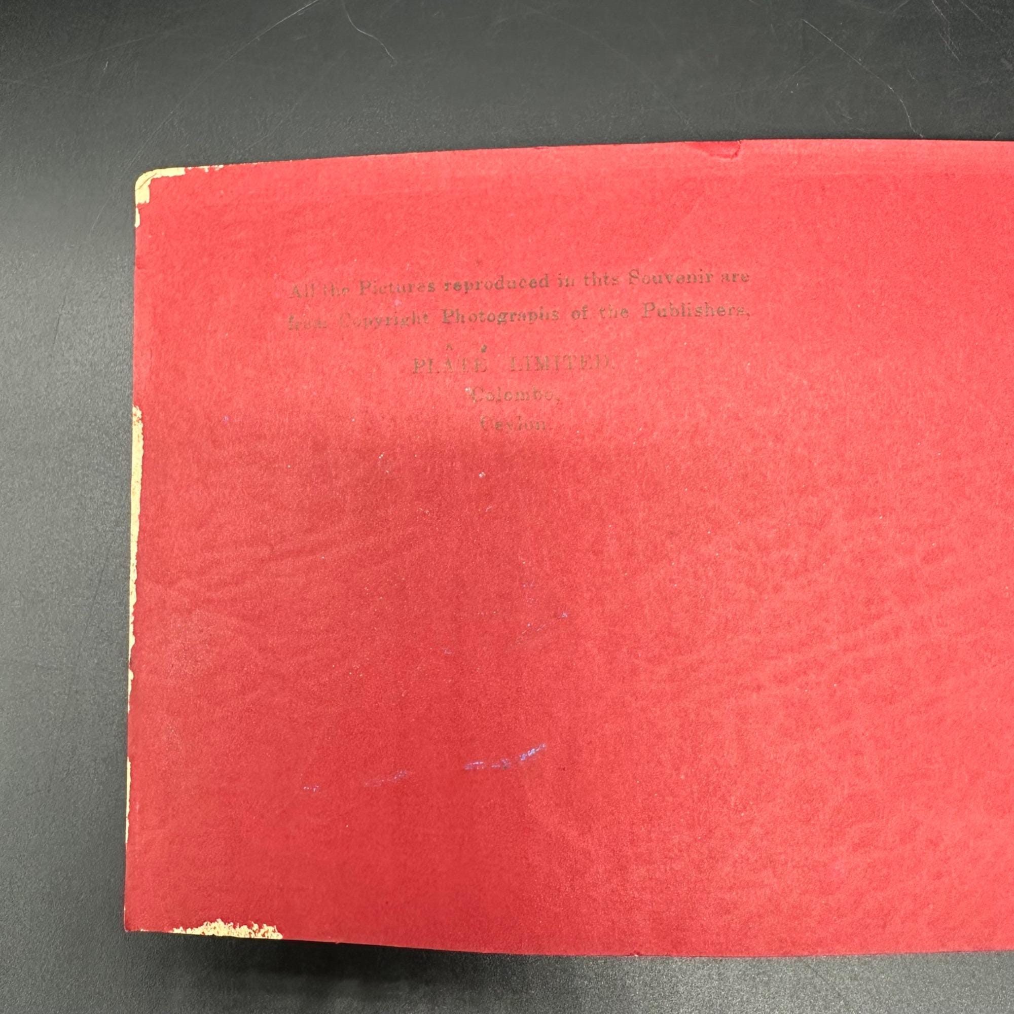 Vintage Ceylon Booklet Sri Lanka Native People Tribes Red String Book ...