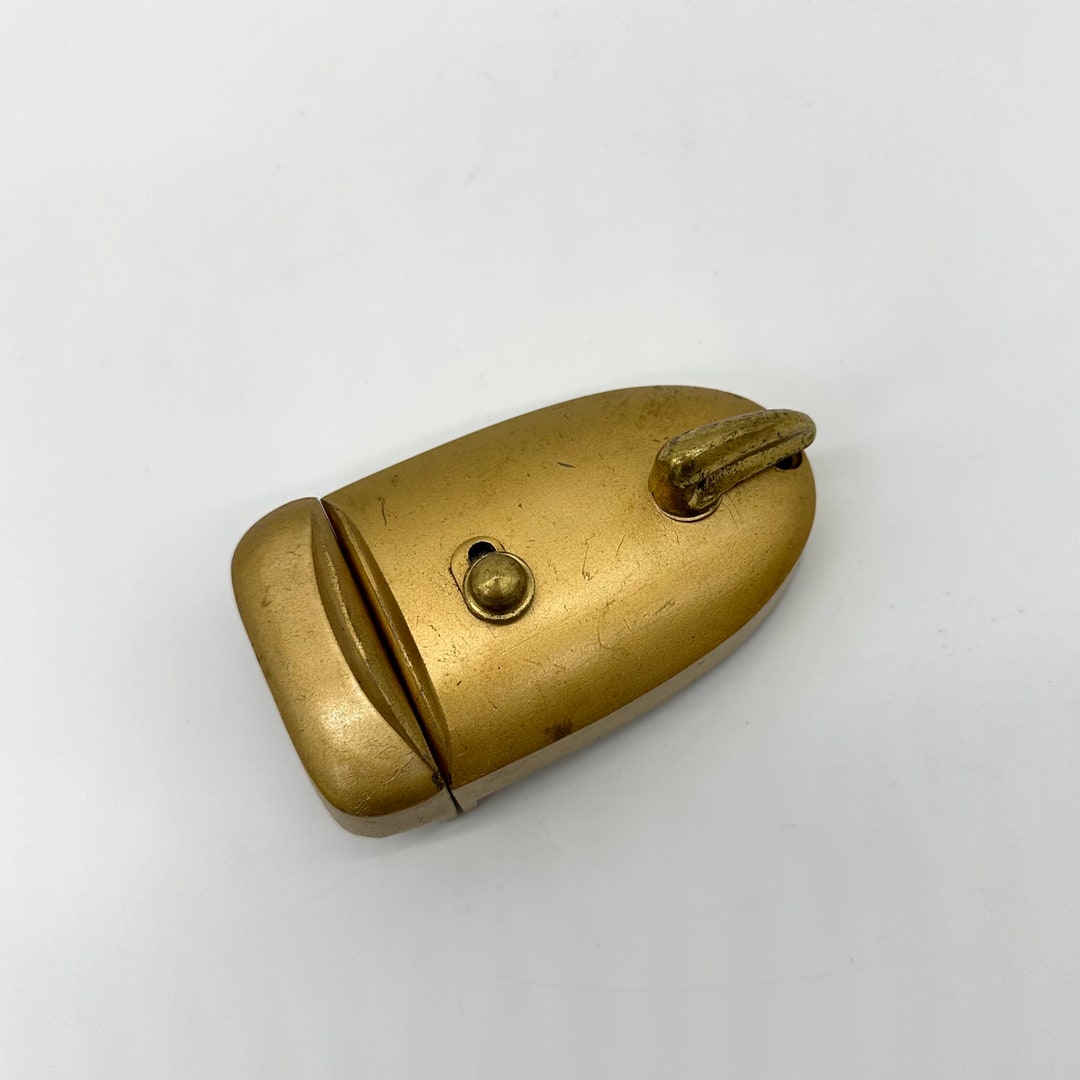 Vintage Door Latch Surface Mount Thumb Lock Architectural Salvage ...