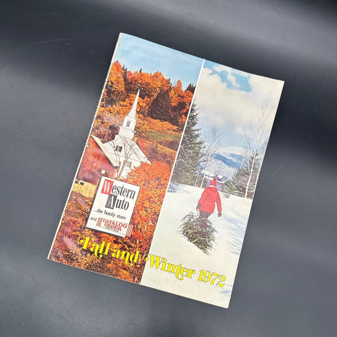 Vintage Western Auto Catalog Fall Winter 1972 Advertising Man Cave ...