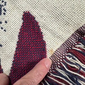 Vintage Tapestry Throw Blanket Goodwin Weavers USA Patriotic Eagle ...