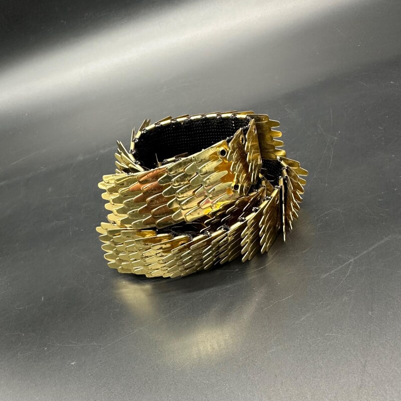 Gold Tone Fish Scale Belt - Etsy