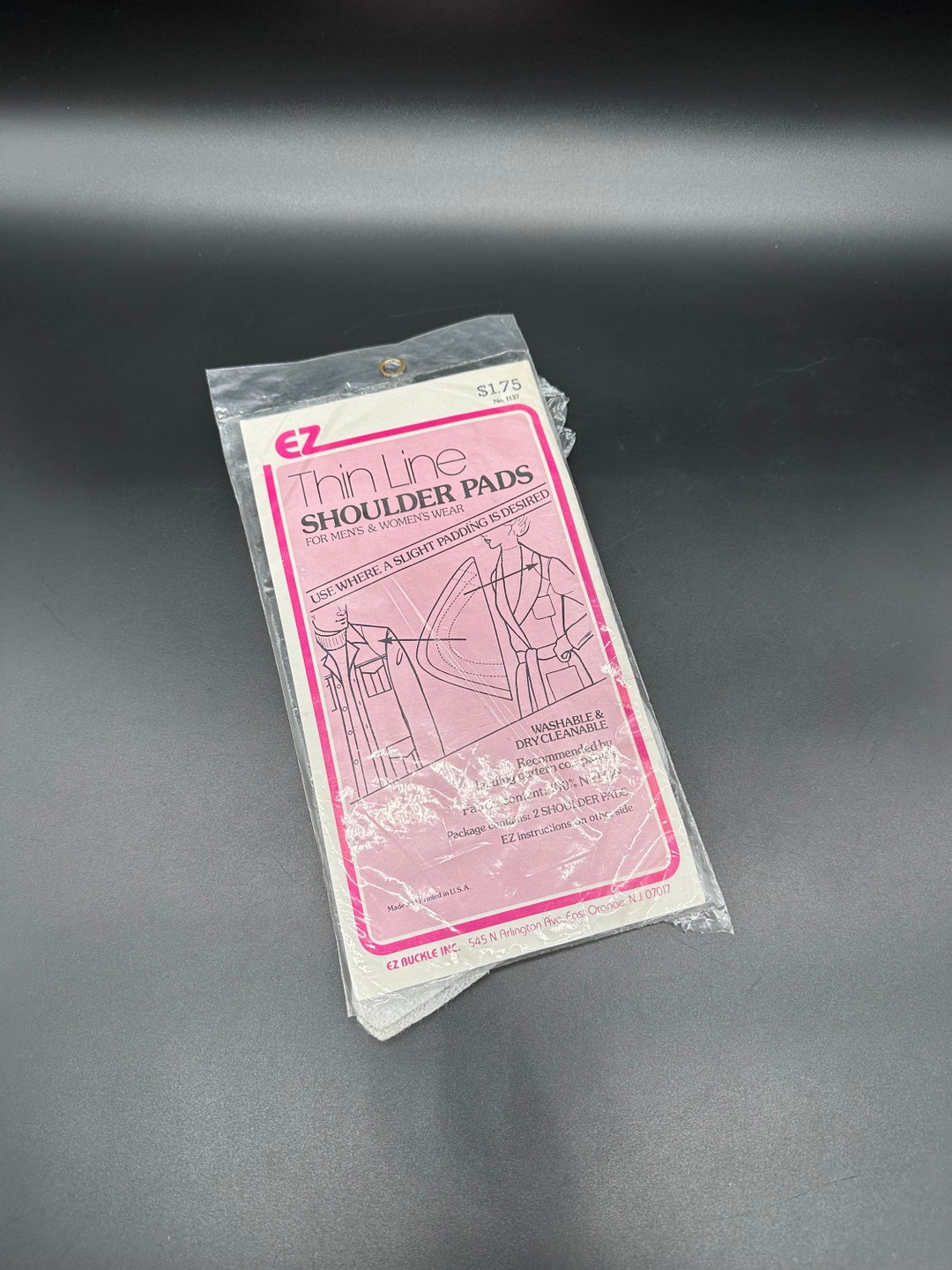 Vintage Shoulder Pads Thin Line Original Package Men or Women - Etsy