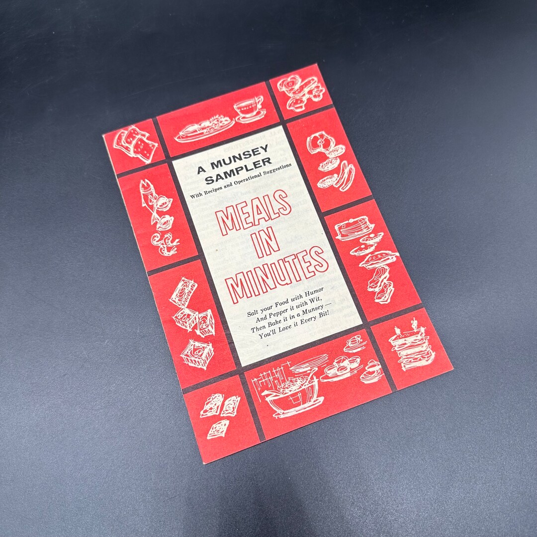 Vintage Munsey Toaster Broiler Instructions Booklet Cookbook 1950s ...