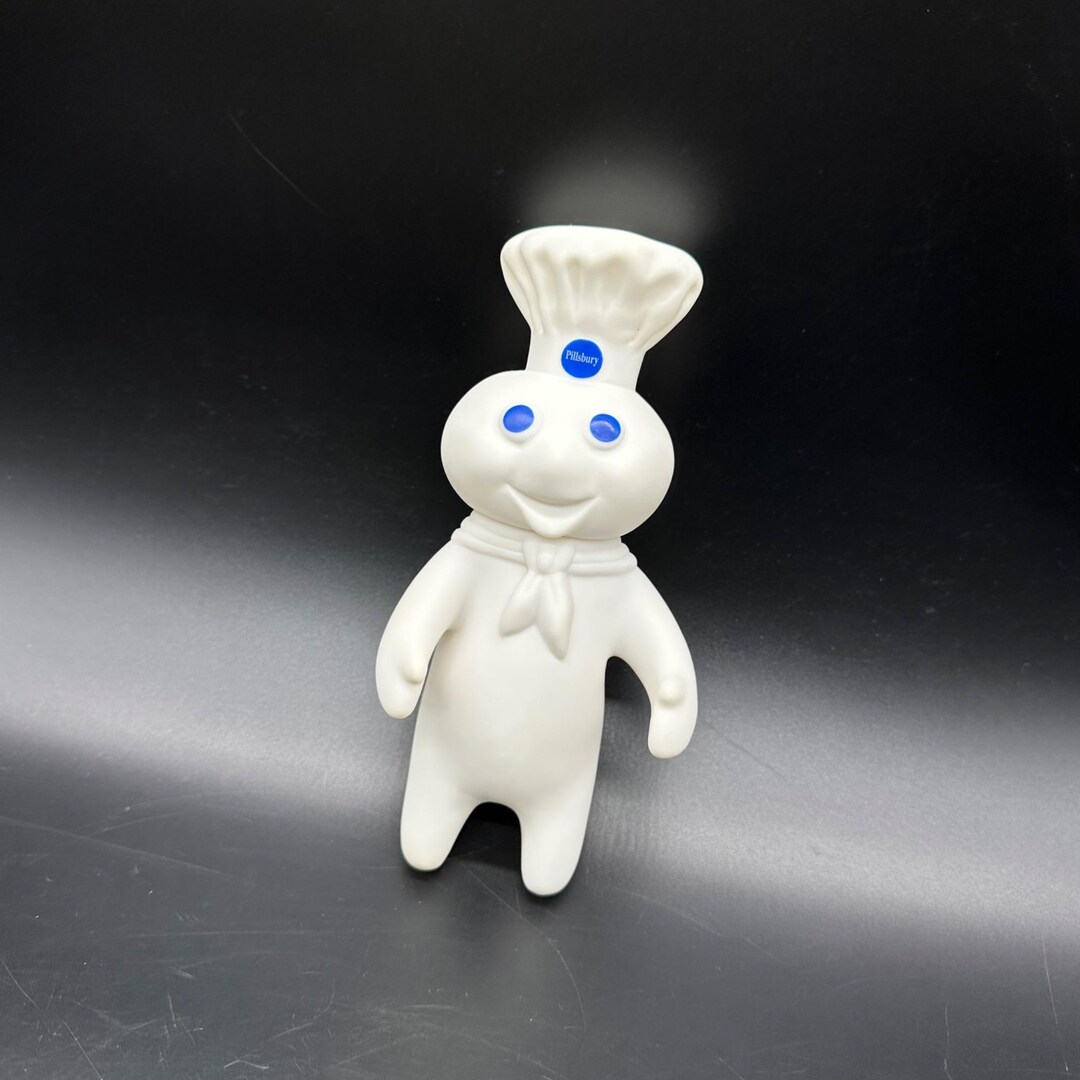 Vintage Pillsbury Doughboy Poppin Fresh Vinyl Figure Retro Advertising ...