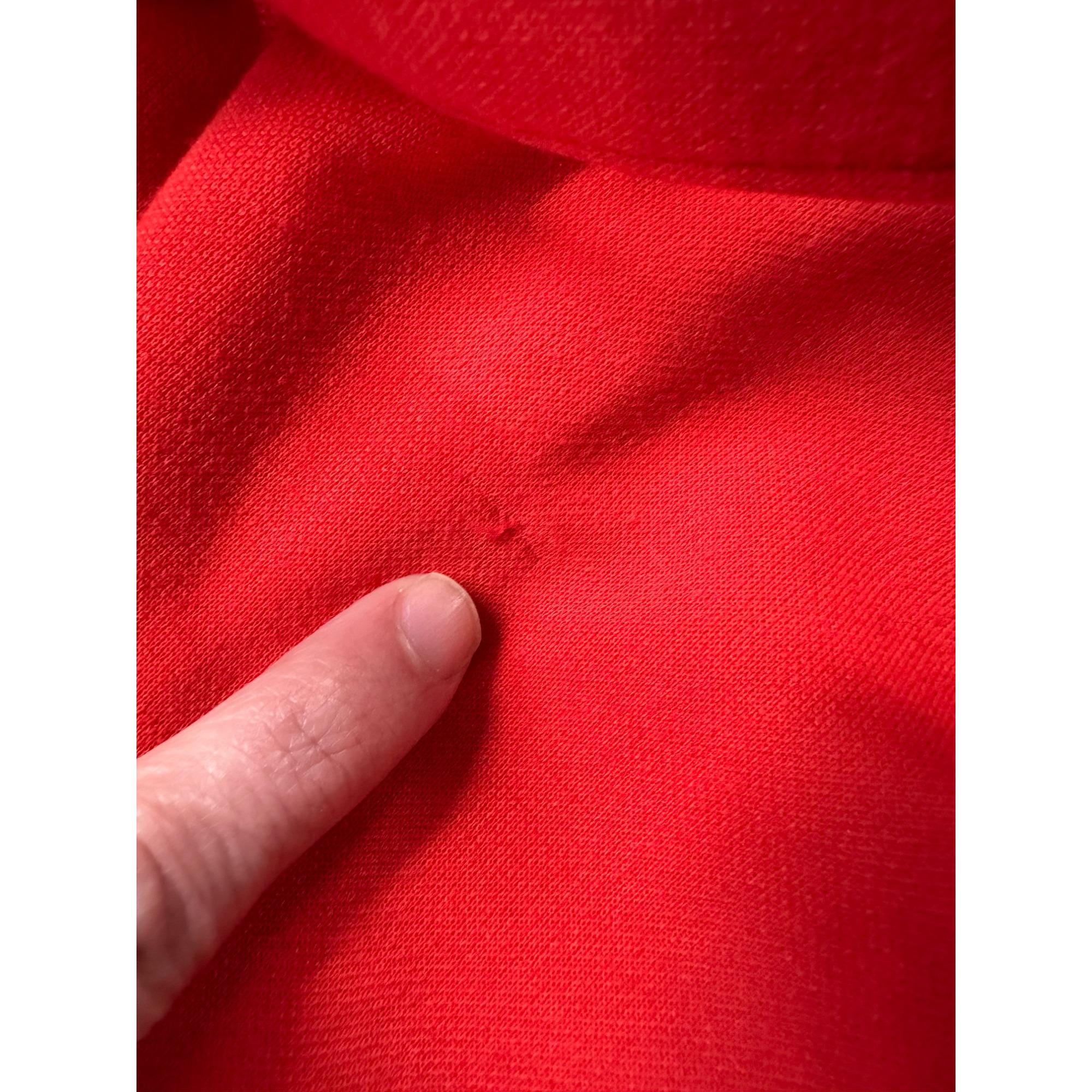 Vintage Red Dress 1980s R and K Originals Belted Business Christmas ...