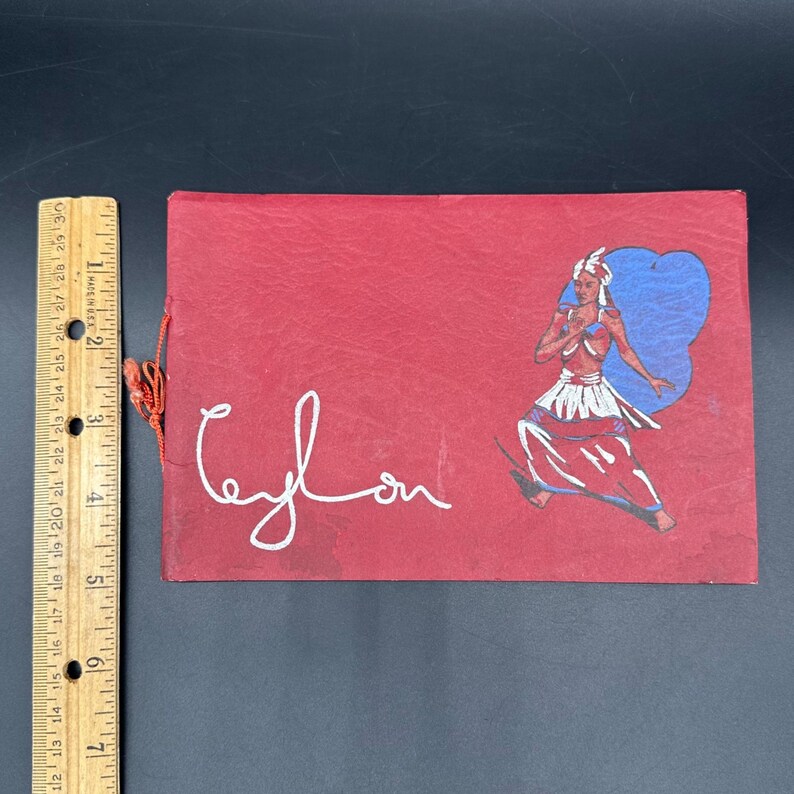 Vintage Ceylon Booklet Sri Lanka Native People Tribes Red String Book ...