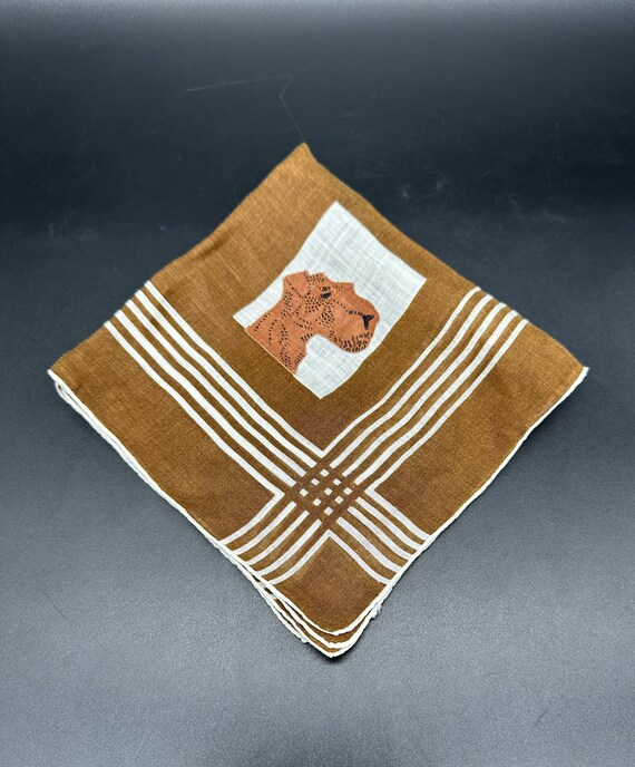 Vintage dog handkerchief - Gem