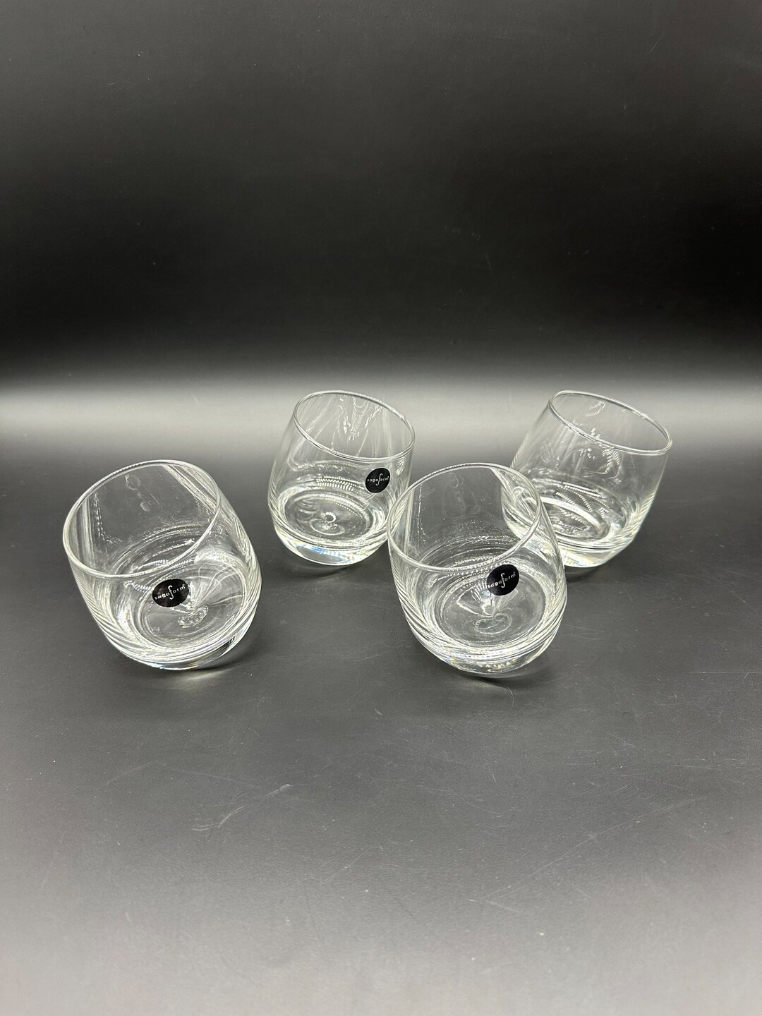 Rocking Lowball Glasses Sagaform Rocks Cocktail Barware - Etsy
