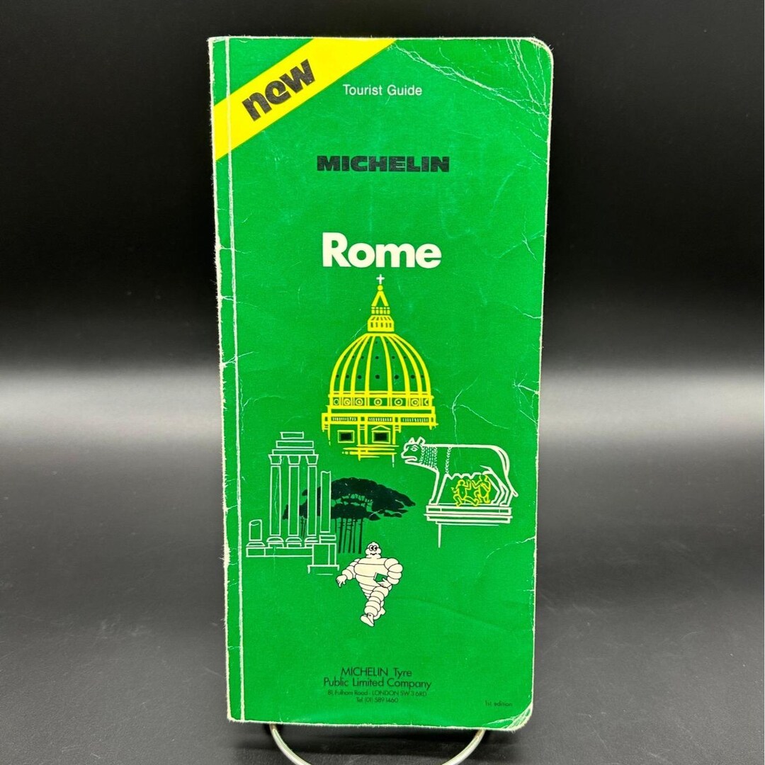 Vintage Michelin Rome Tourist Guide Book 1st Edition Retro Travel ...