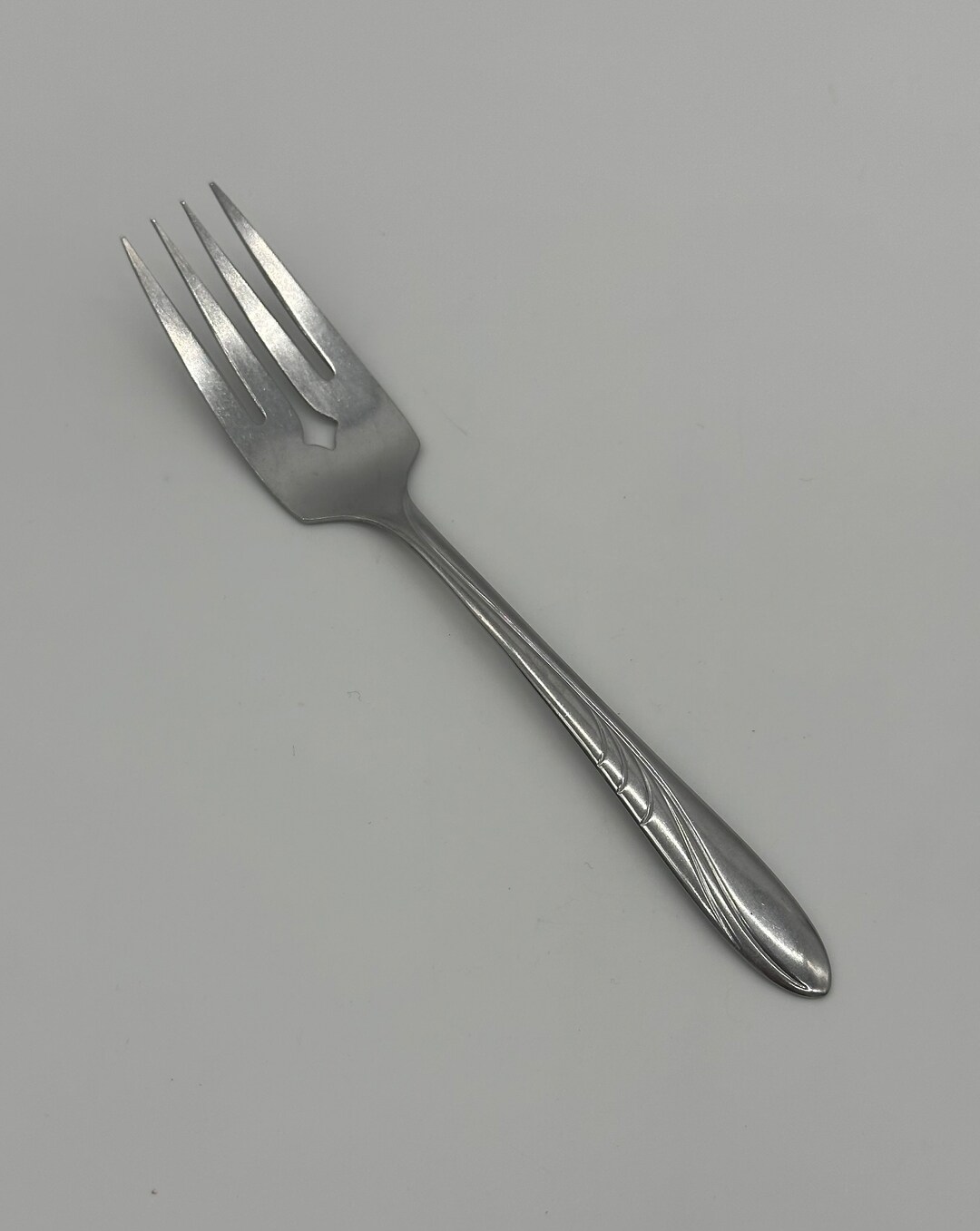 Vintage Fork Oneida Stainless Steel Flatware Single Silverware Swirl ...
