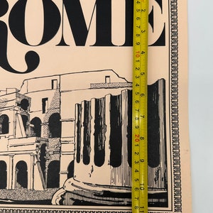 Vintage Placemats Rome Paper Card Stock Roman Colosseum Italy - Etsy