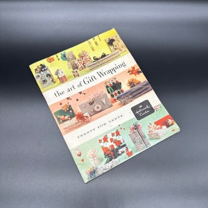 Vintage Hallmark 1960s Gift Wrapping Booklet Kitschy Decor ...