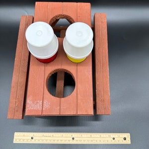 Vintage Tupperware Picnic Table Condiment Holder Dispenser Retro ...