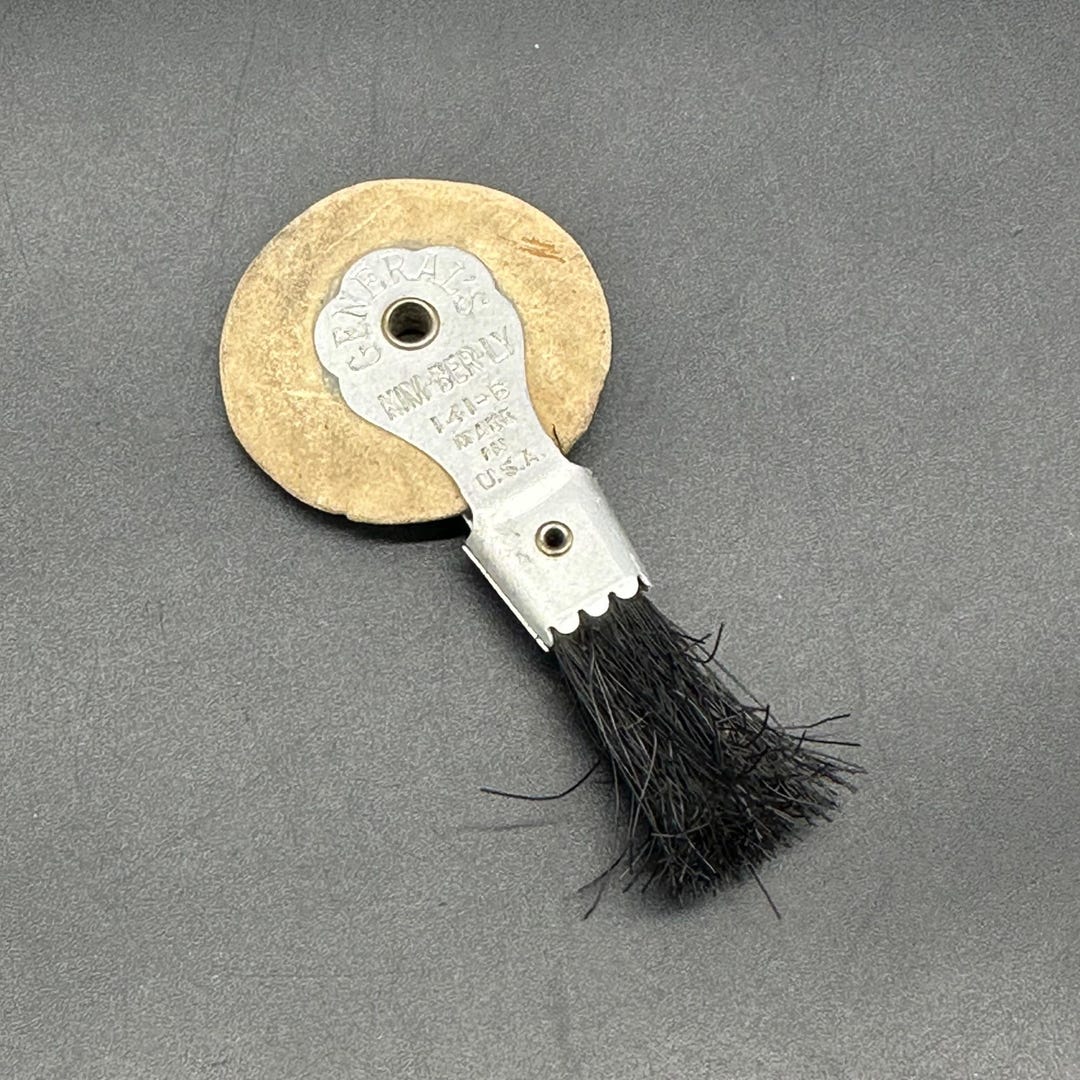 Vintage Generals Eraser Wheel Cleaning Brush Retro Office Typewriter ...