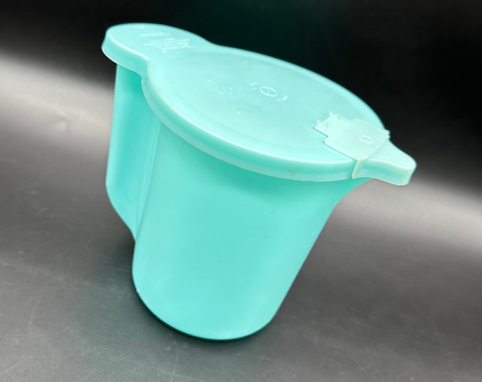 Vintage Tupperware Pitcher Batter Bowl Aqua Blue Turquoise Plastic 40 ...