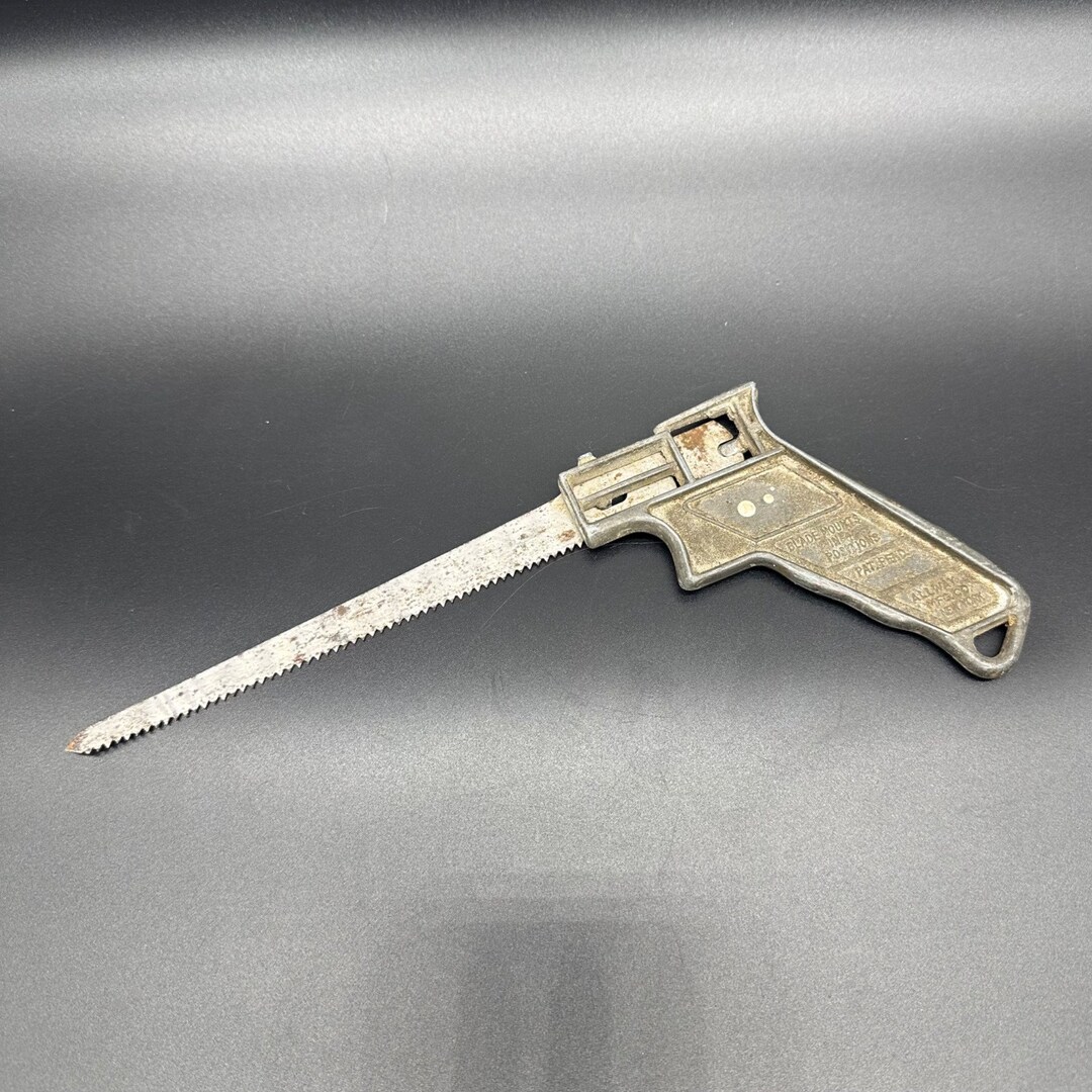 Vintage Hand Saw Allway Handy Tool USA No 100 Retro Fix It Man Cave ...