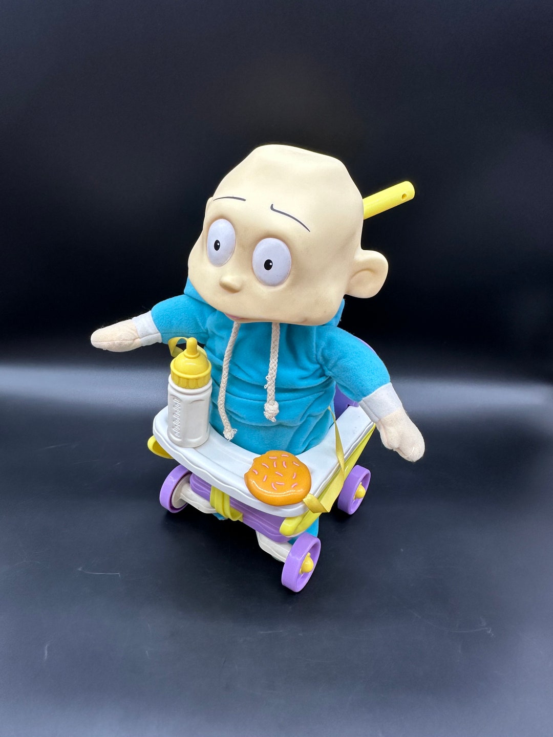 Vintage Rugrats Dill Pickles Bounce and Babble Doll Walker 2000 Y2K Toy ...