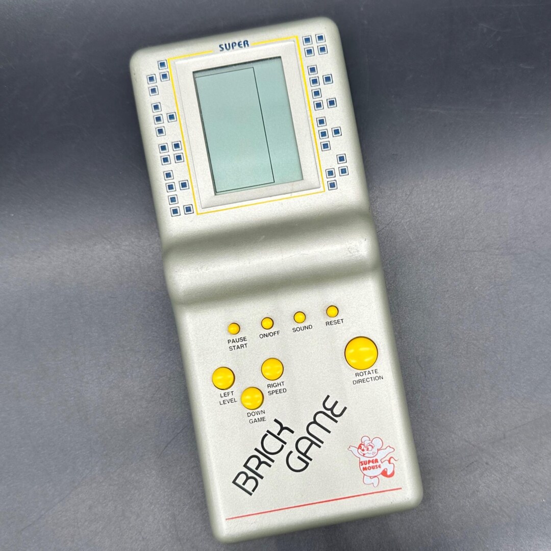 Vintage 1990s Super Mouse Brick Game Handheld Electronic Puzzle Toy ...