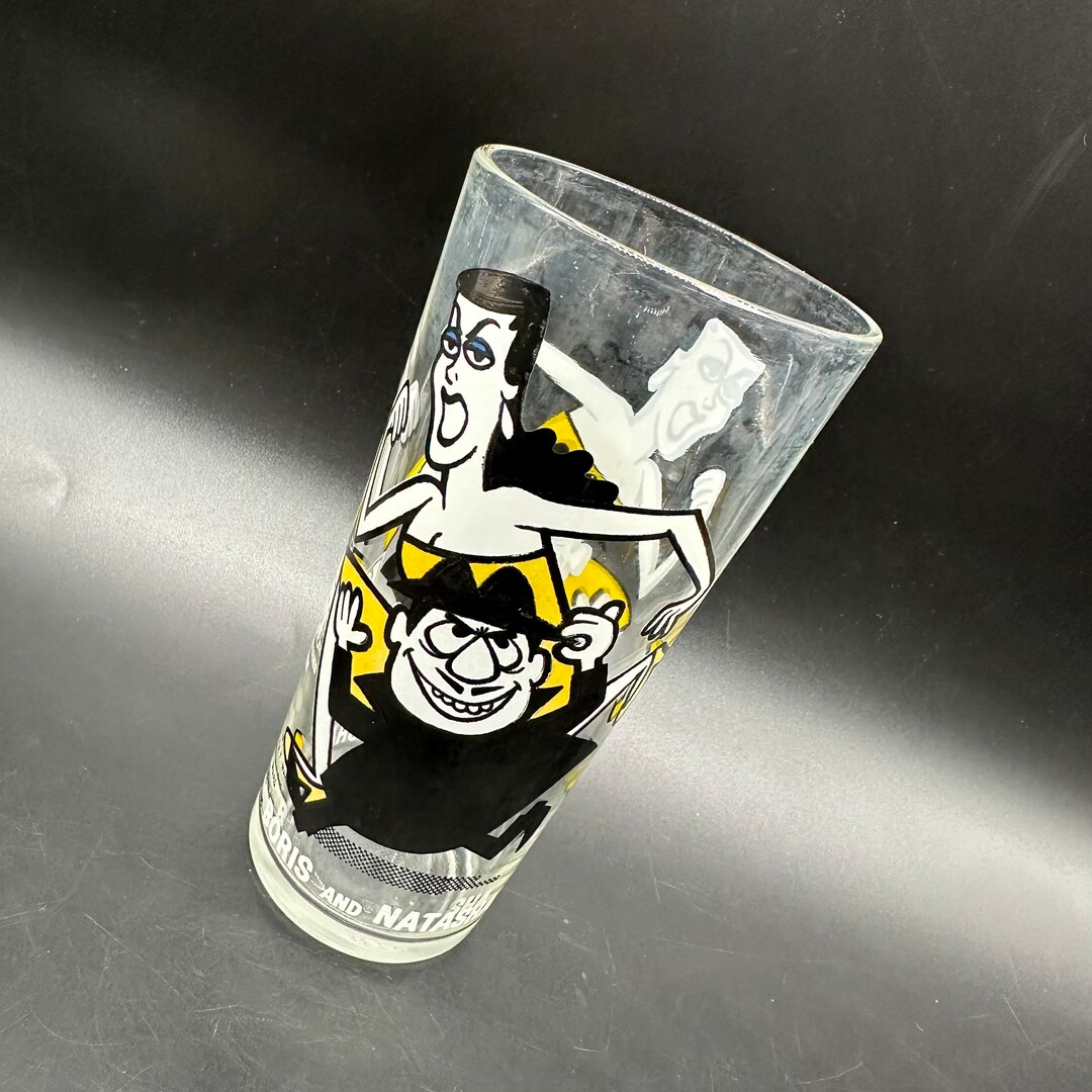 Vintage Tumbler 1973 Pepsi Collector Series Boris and Natasha Glass ...
