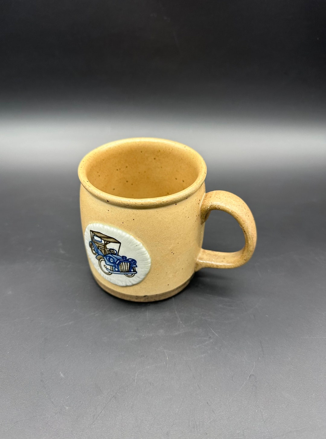 Vintage Coffee Mug Cup Otagiri Japan Original Foil Sticker Blue Car - Etsy