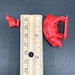 Vintage Farm Animal Miniature Toys Plastic Figurines Red Lot of 15 ...