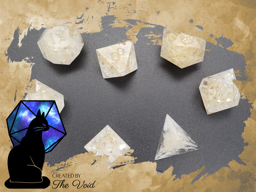 7 OR 8 Piece Polyhedral DND Dice Set | Zeus' Offering | Greek Mythos ...