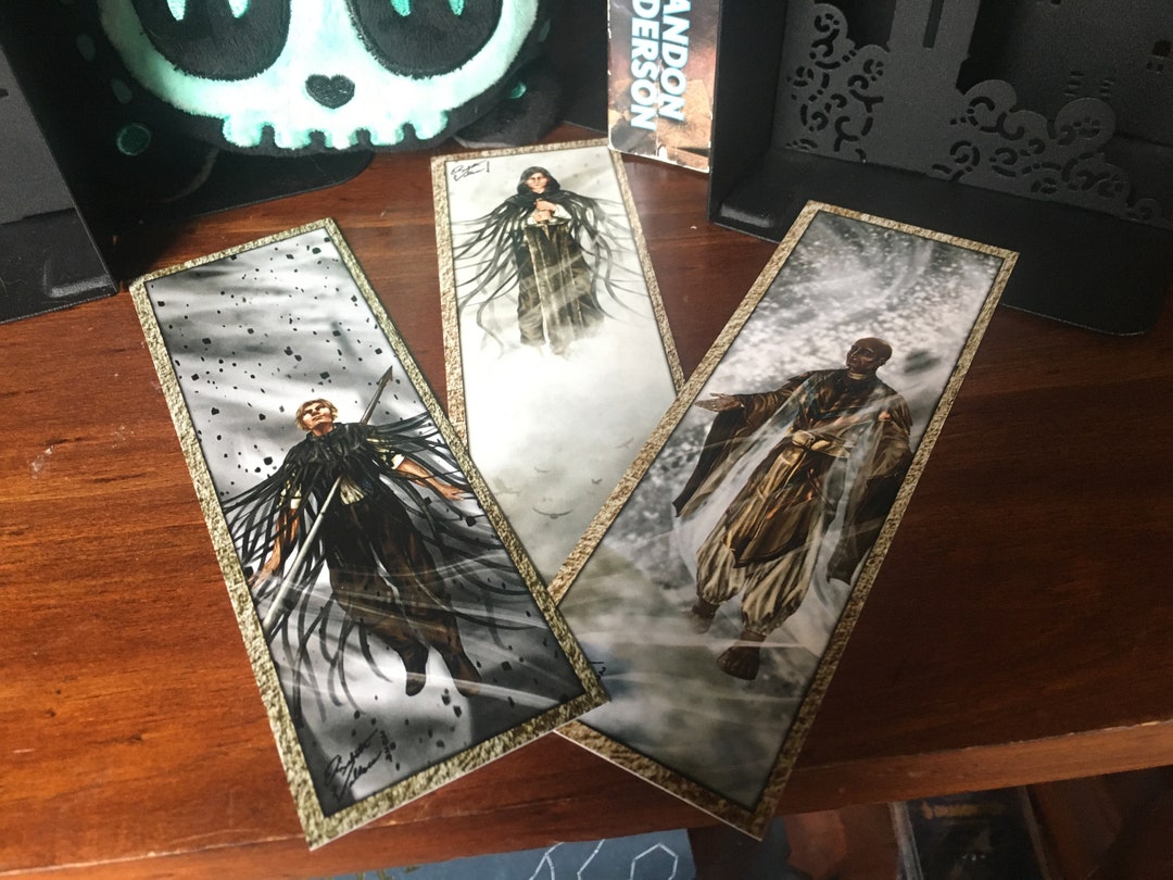 Mistborn Bookmarks: Kelsier, Vin, Sazed - Etsy
