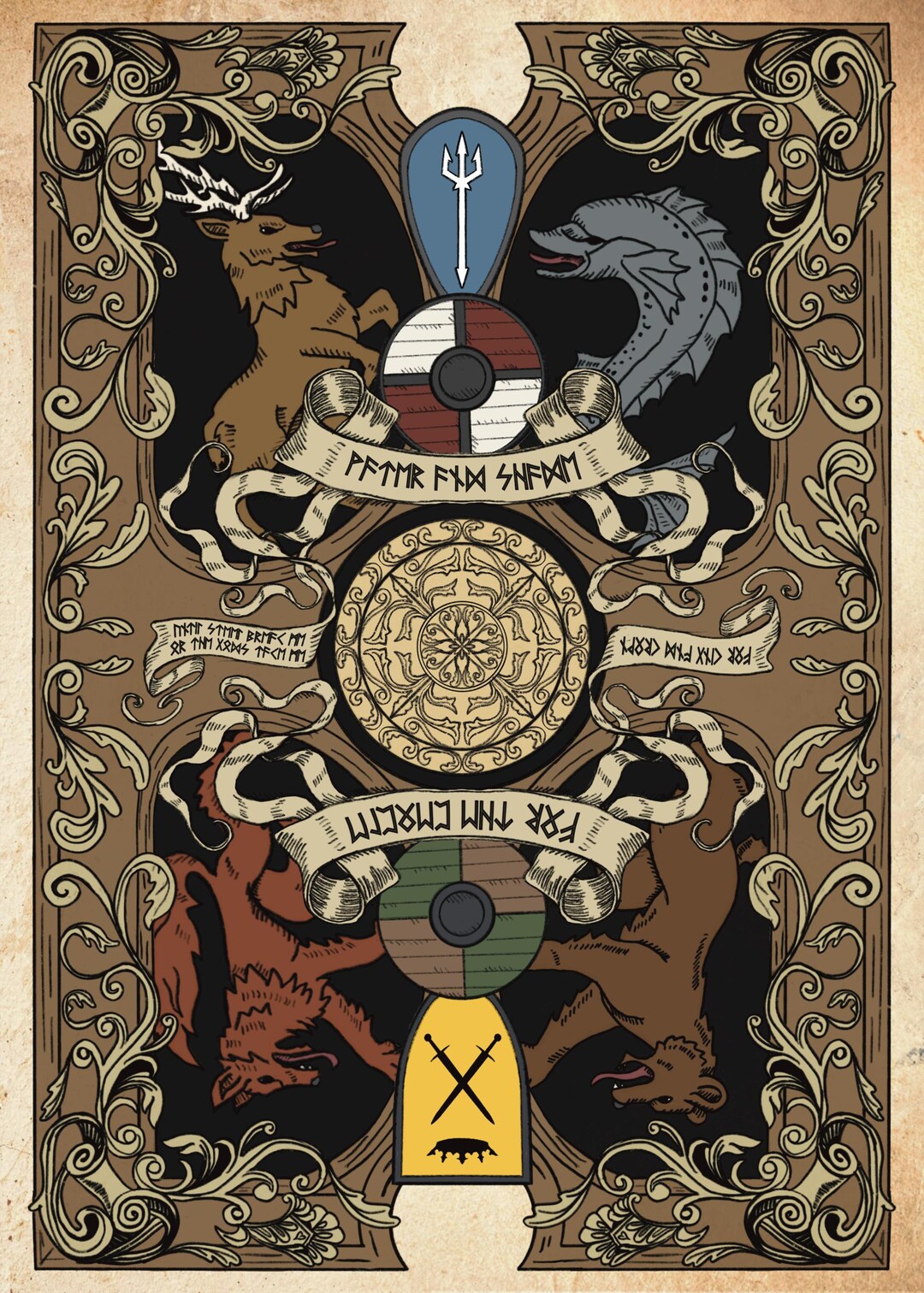 Weekend Warrior Experience LARP Medieval Playing Cards - Etsy