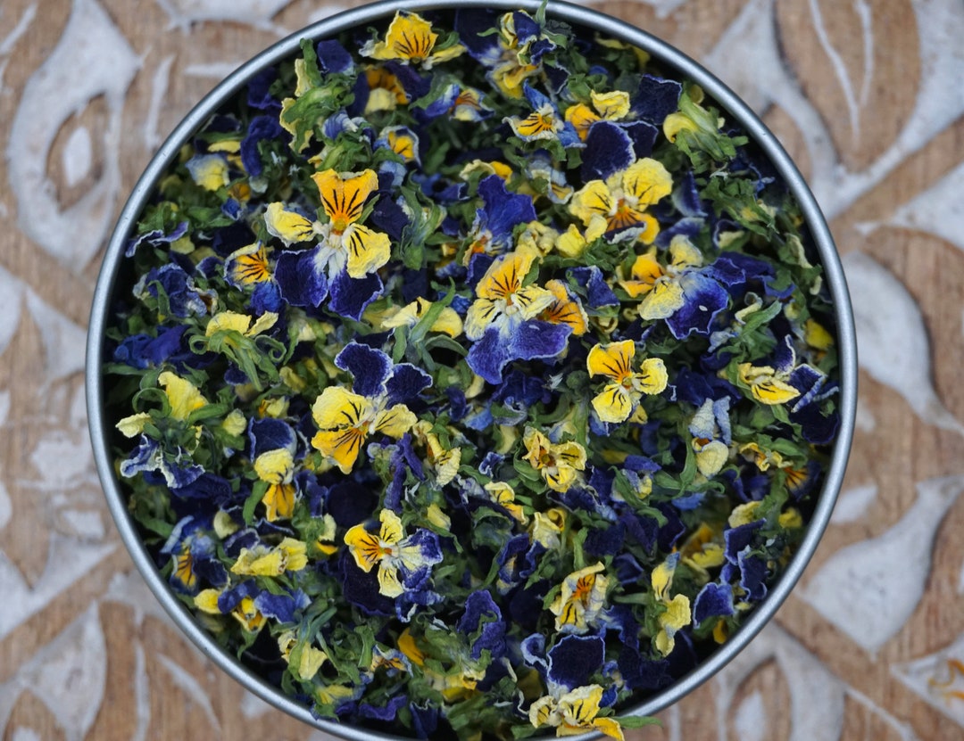 Johnny Jump Ups Dried Edible Flowers Flower Confetti 5 Grams Wee Flower ...