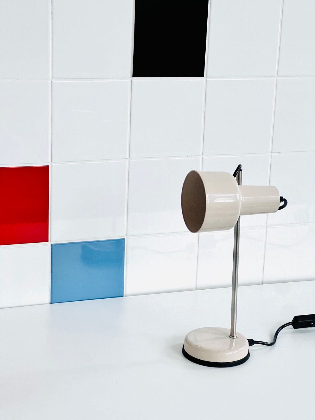 Mid Century Retro Clamp Lamp - Etsy