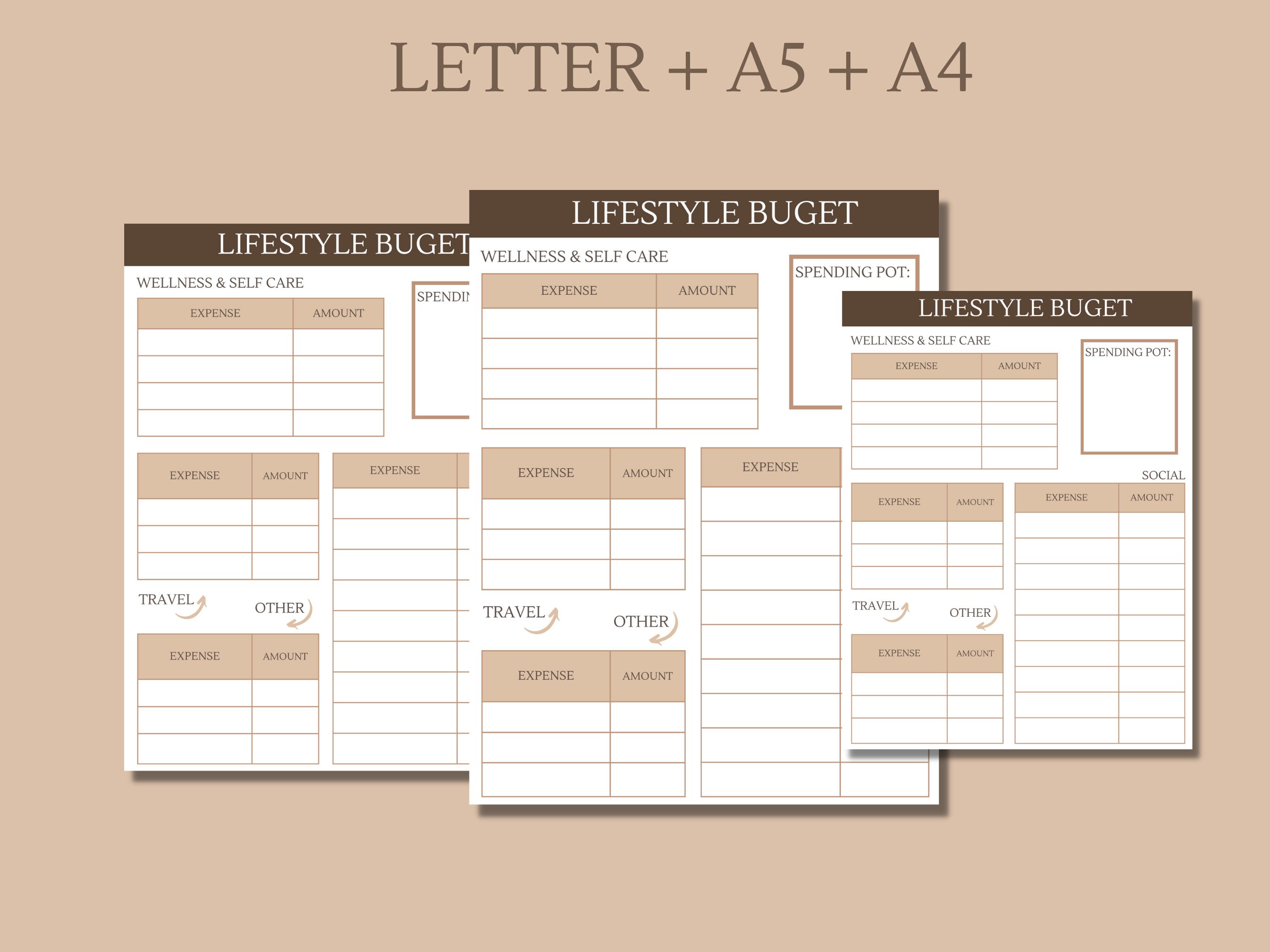 Budget Planner | Printable Budget Planner | Digital Budget Planner ...