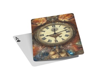 Playing Card Clock - Etsy