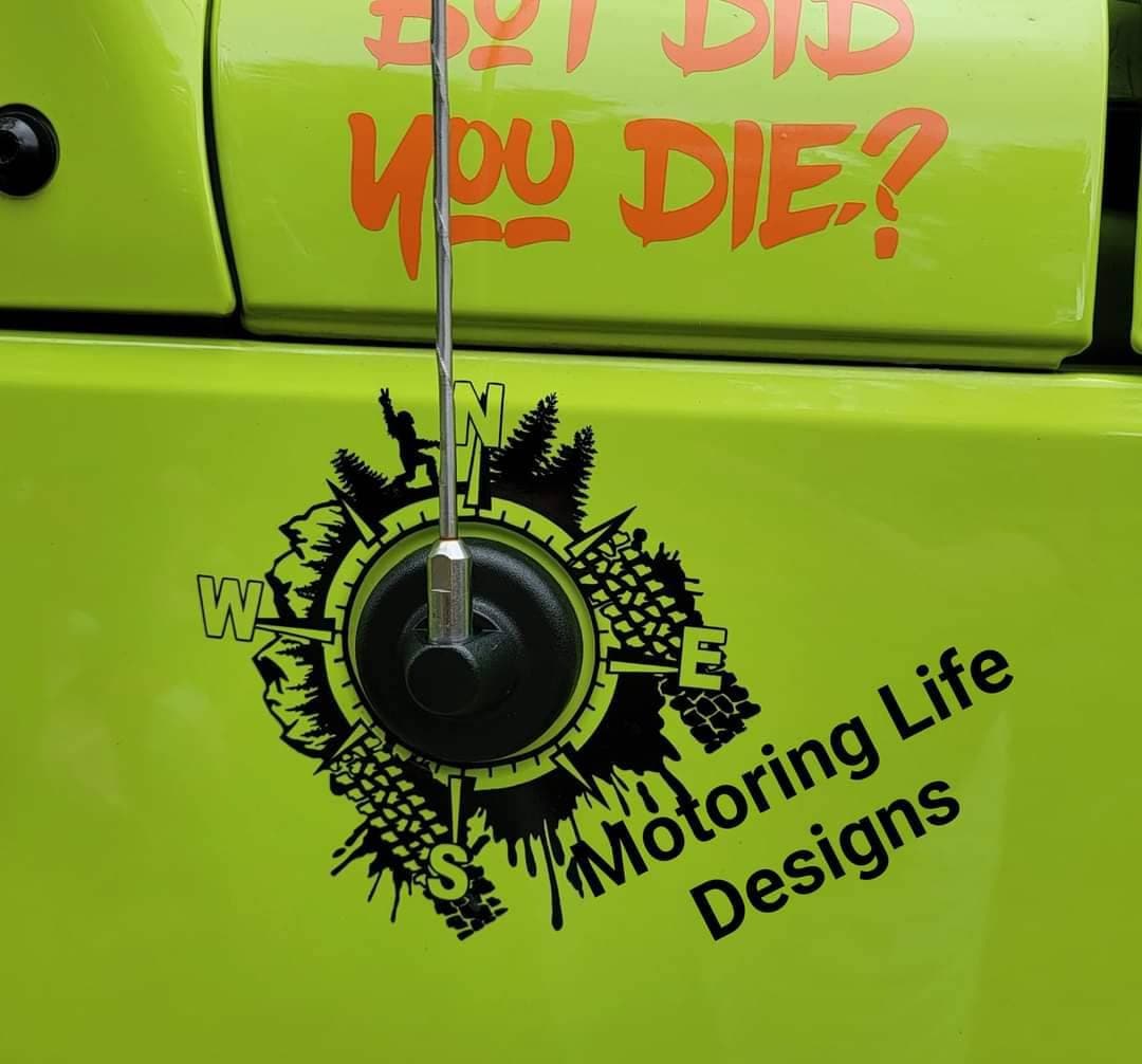 ADVENTURE Compass Jeep Trail Badge Decal - Etsy