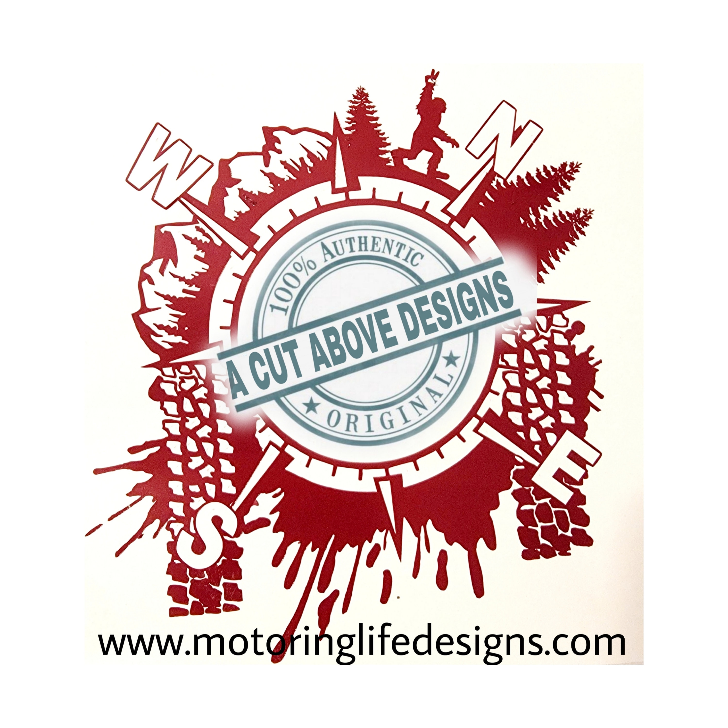 ADVENTURE Compass Jeep Trail Badge Decal - Etsy