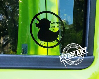 Duck Here Vinyl Sticker - Etsy