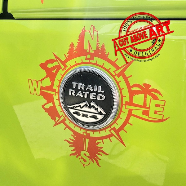 Trail Rated Badge Decal - Etsy