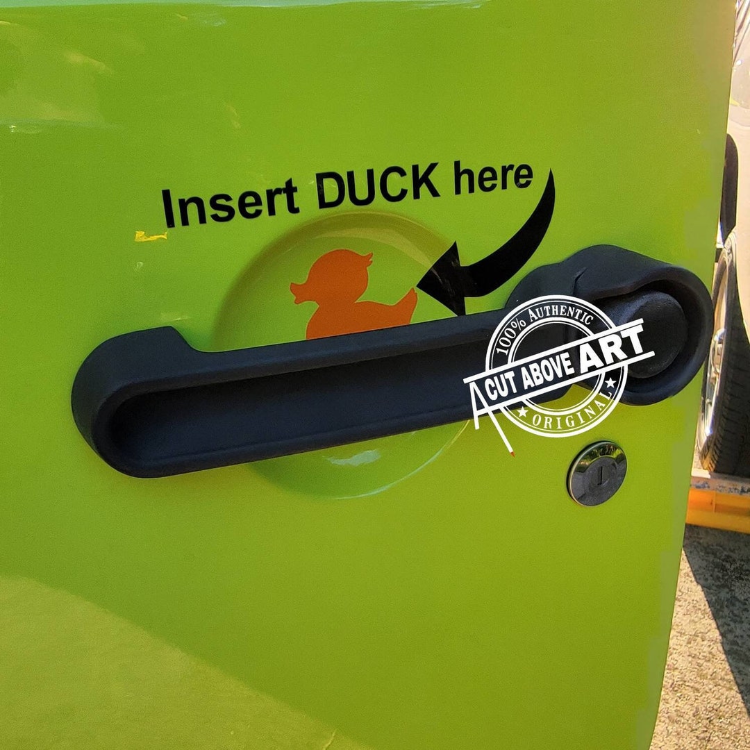 Insert DUCK Here Decal - Etsy