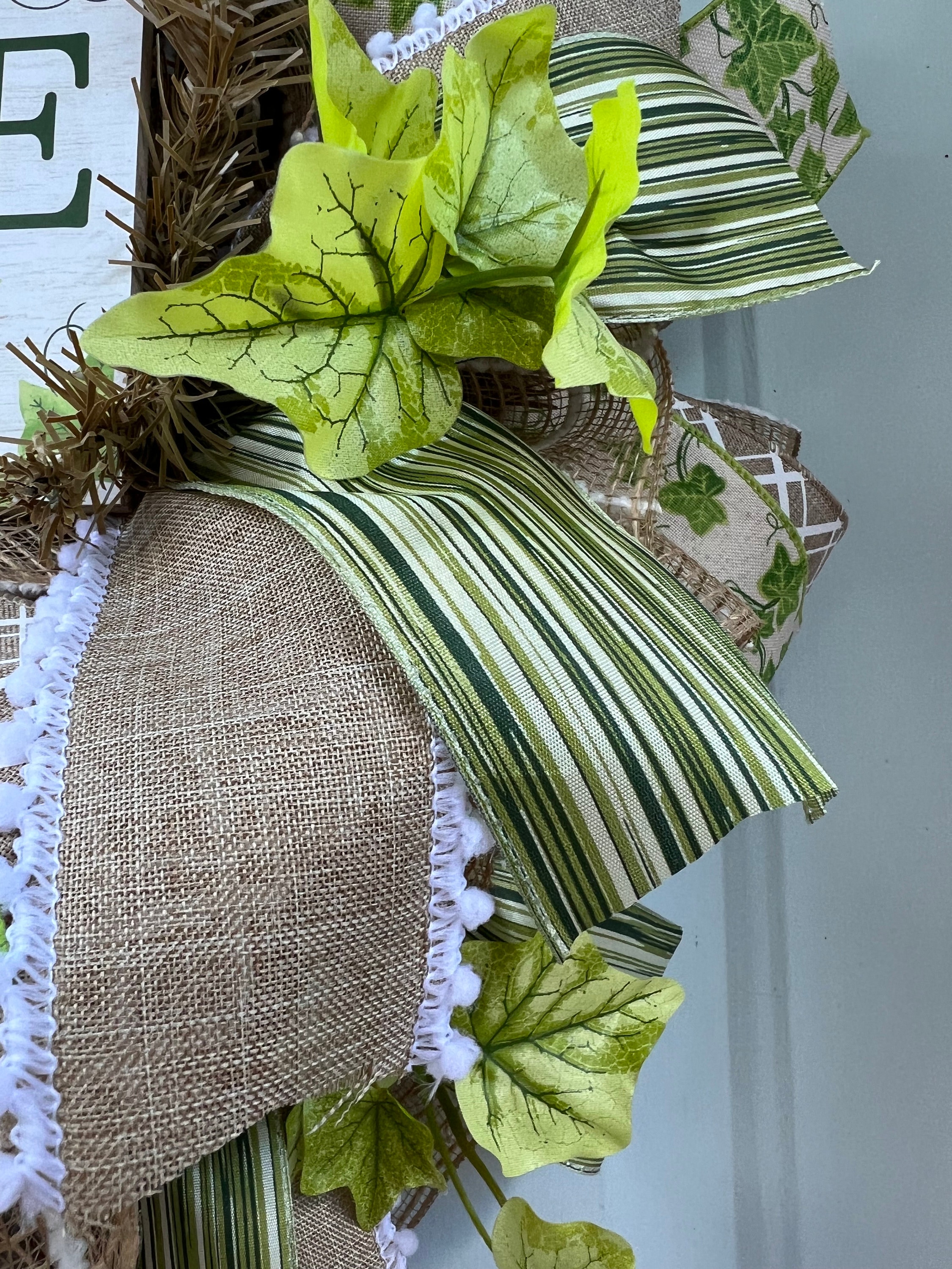 Every Day Farmhouse Ivy Deco Mesh Wreath - Etsy