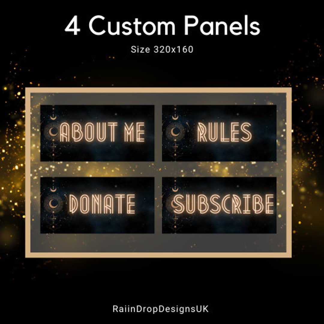 Set of 4 Custom Panels - Etsy