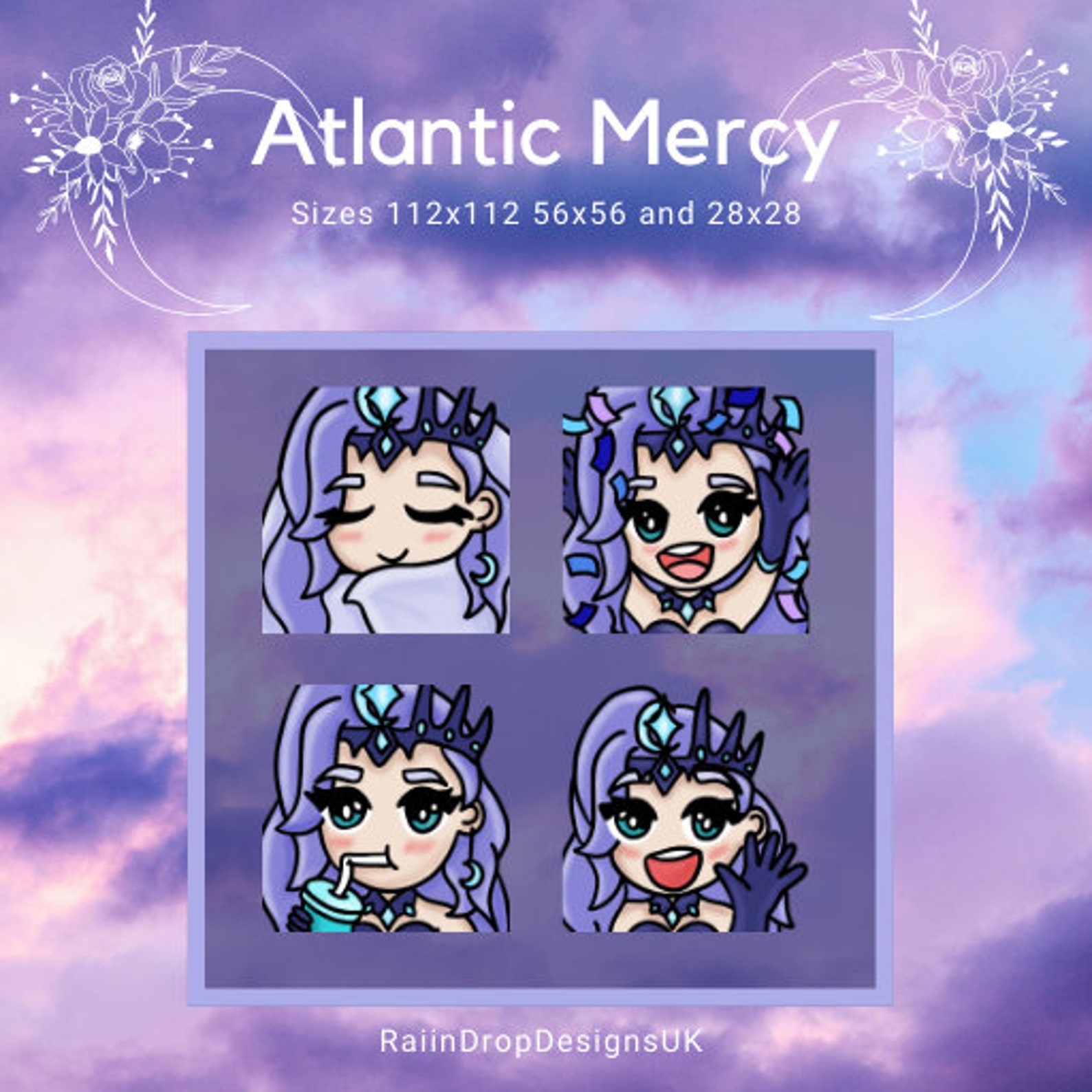 Atlantic Mercy Emotes - Overwatch | Twitch | Celestial | Support ...