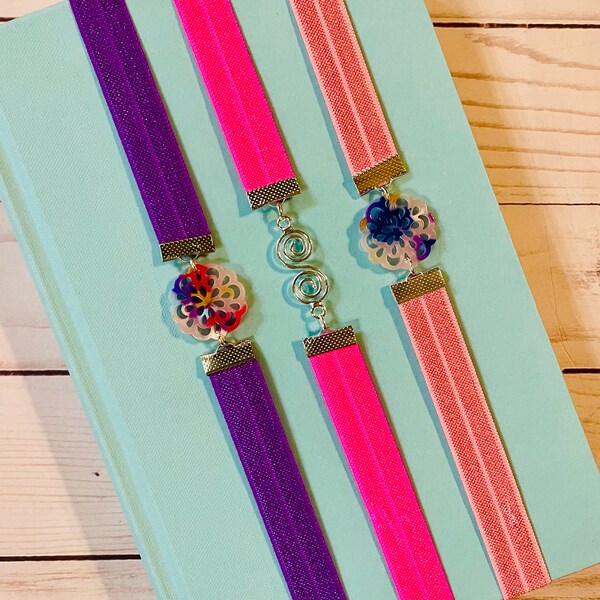 Elastic Bookmark - Etsy
